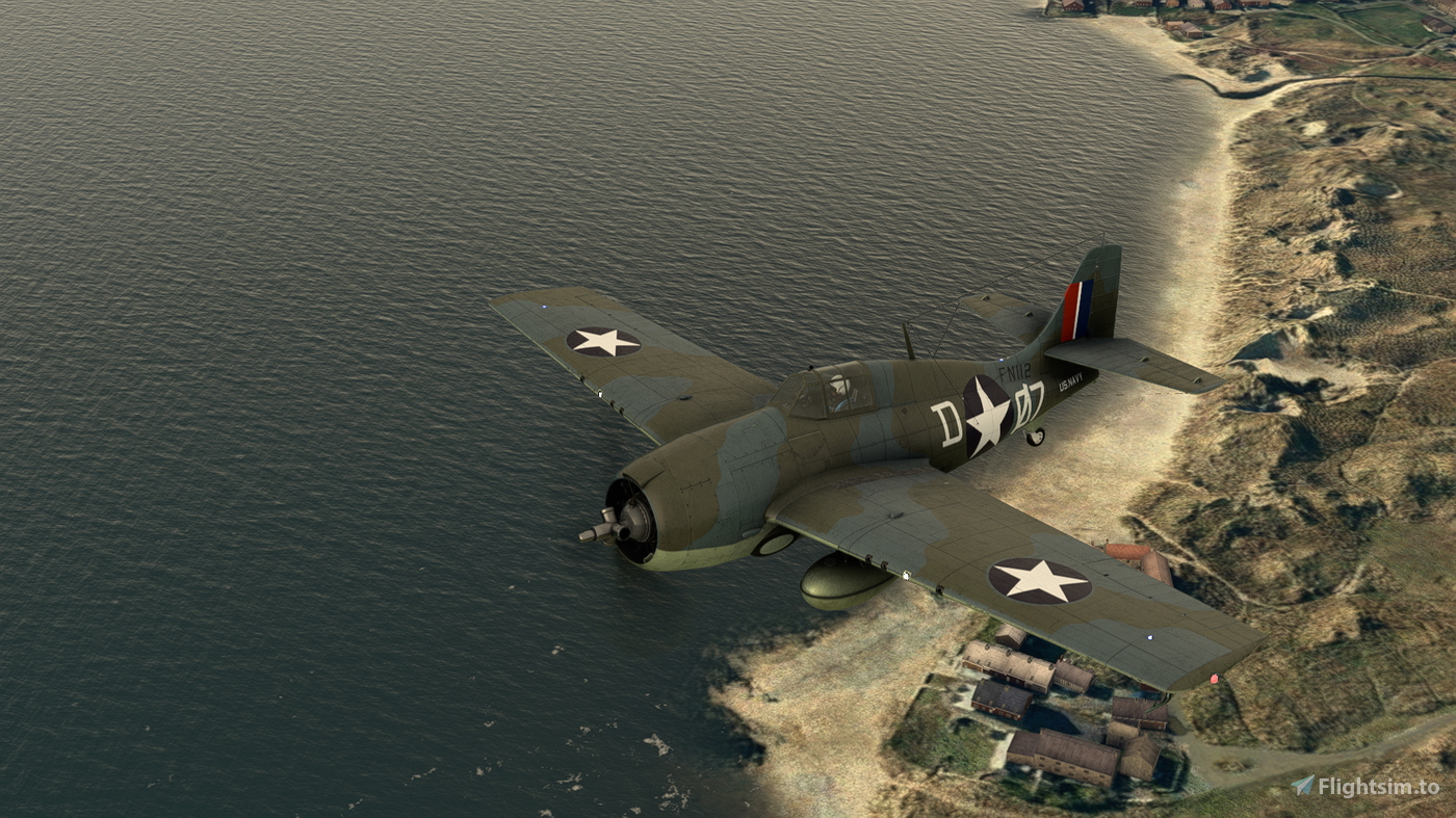 GotFriends F4F-4 Wildcat - FAA No.888NAS for Microsoft Flight Simulator ...