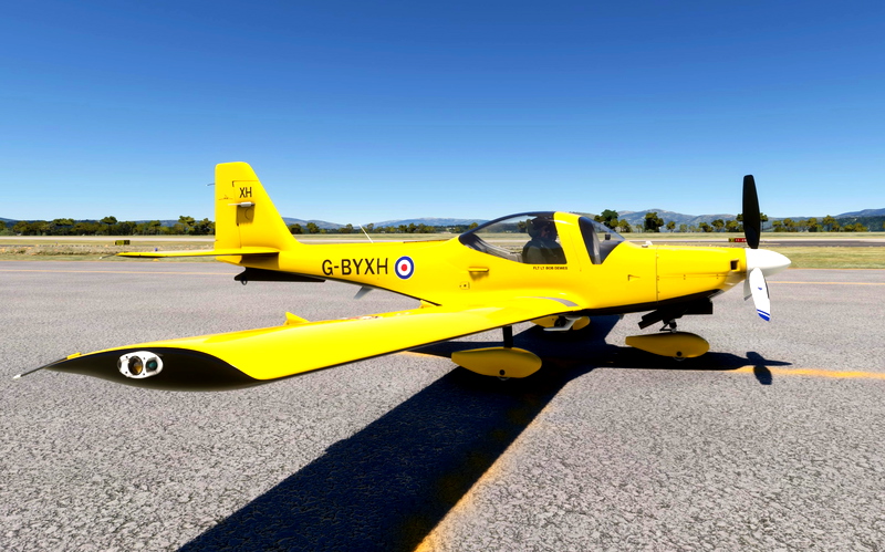Grob Tutor G-BYXH for Microsoft Flight Simulator | MSFS