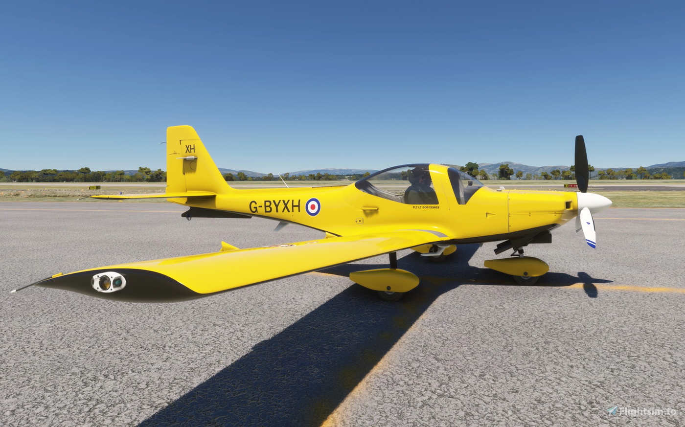 Grob Tutor G-BYXH for Microsoft Flight Simulator | MSFS
