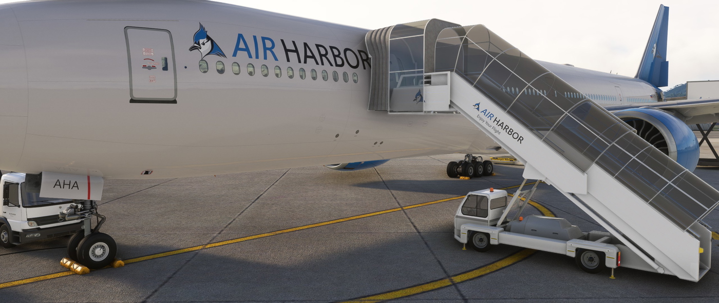 [Ground Handling] AIR HARBOR Addon for PMDG B777-300ER for Microsoft ...