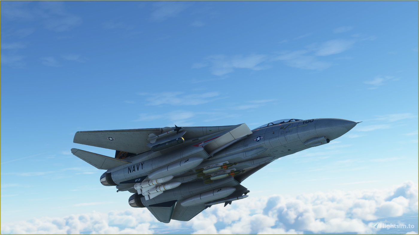 Grumman F-14 D Tomcat VF-31 Tomcatters for Microsoft Flight Simulator ...