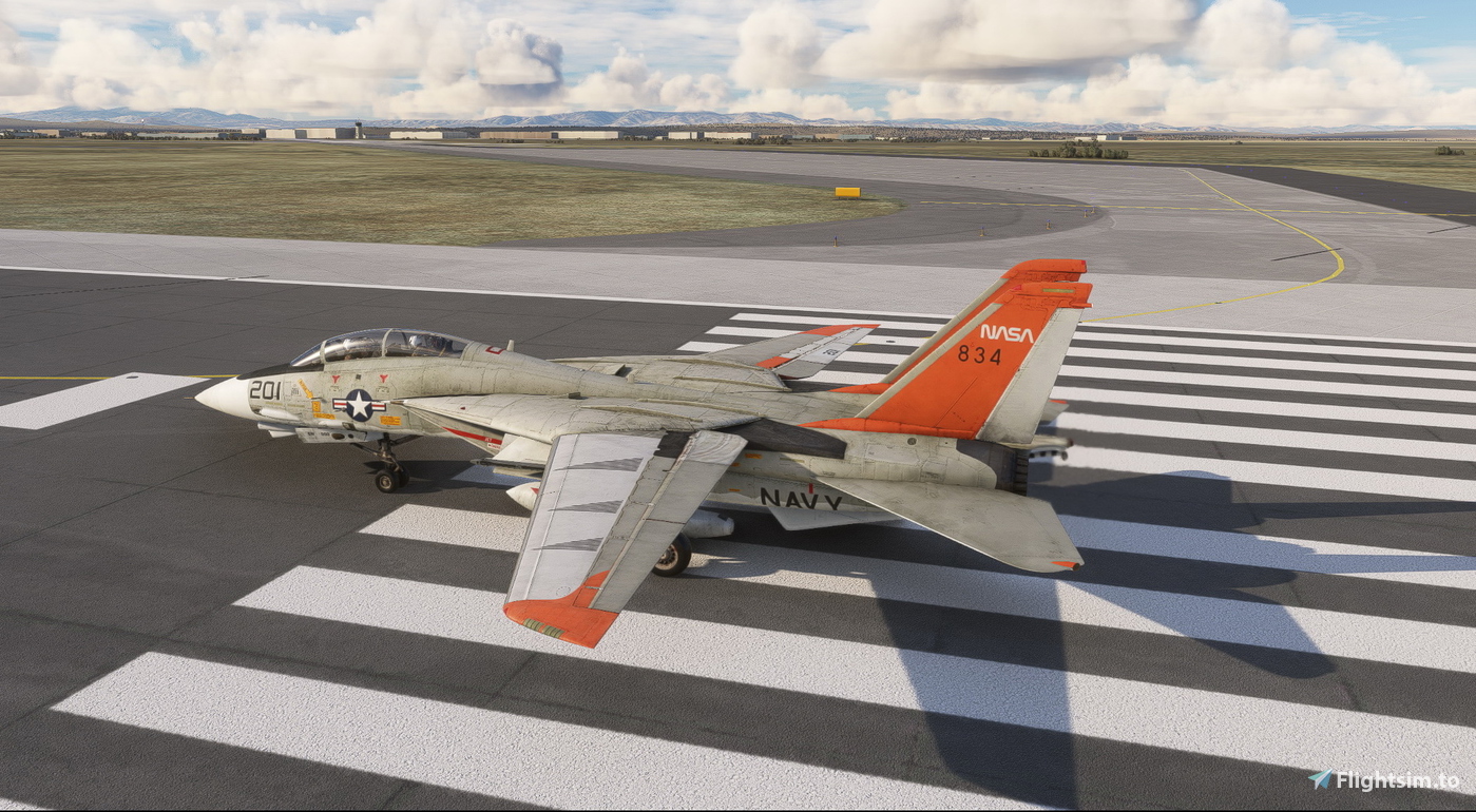 Grumman F-14 Tomcat NASA 834 for Microsoft Flight Simulator | MSFS