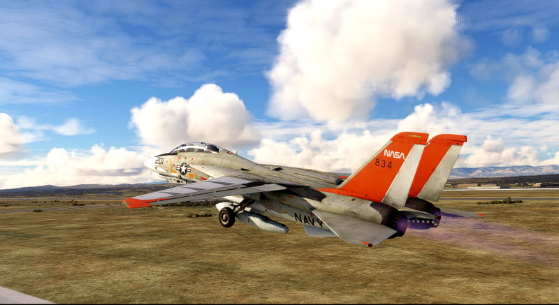 Grumman F-14 Tomcat NASA 834 for Microsoft Flight Simulator | MSFS