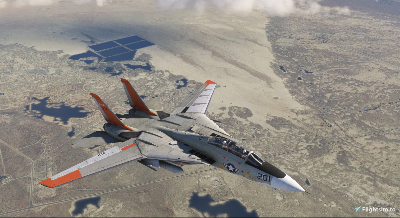 Grumman F-14 Tomcat NASA 834 for Microsoft Flight Simulator | MSFS