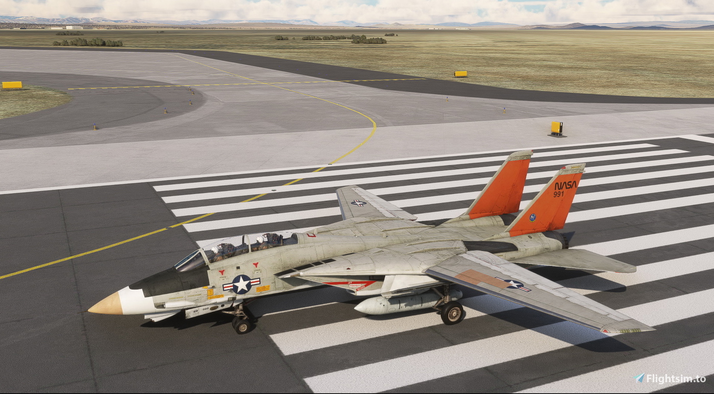 Grumman F-14 Tomcat NASA 991 para Microsoft Flight Simulator | MSFS