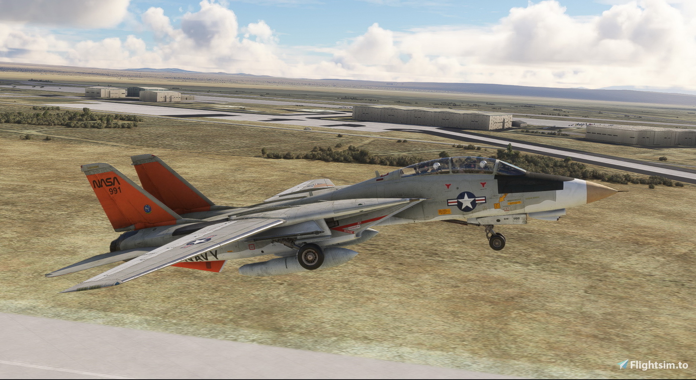 Grumman F-14 Tomcat NASA 991 para Microsoft Flight Simulator | MSFS