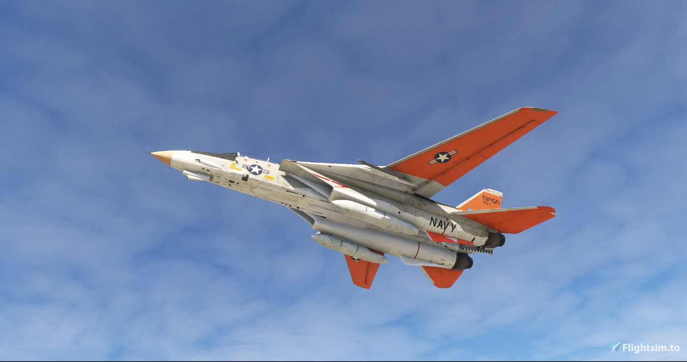 Grumman F-14 Tomcat NASA 991 para Microsoft Flight Simulator | MSFS