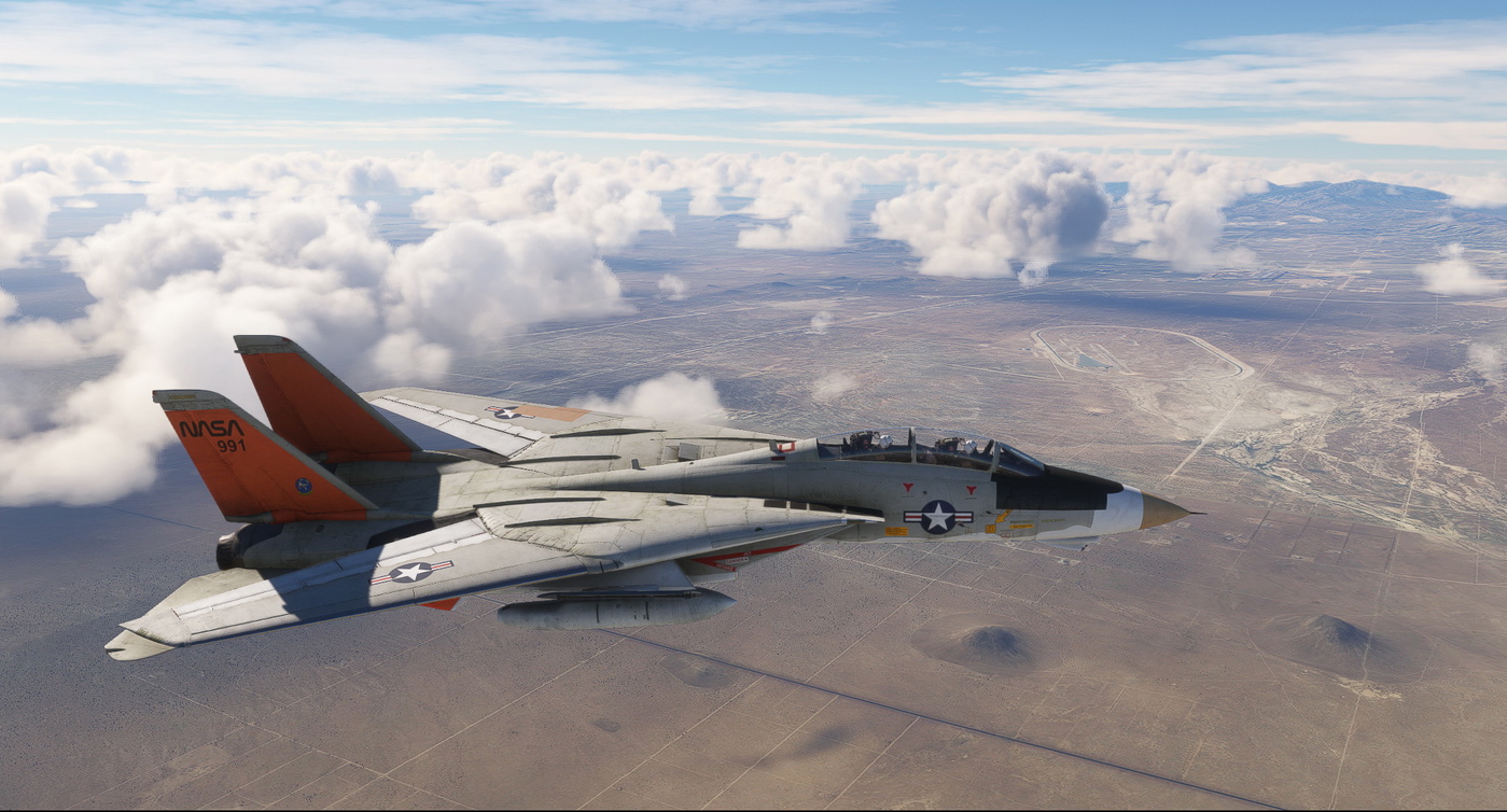 Grumman F-14 Tomcat NASA 991 para Microsoft Flight Simulator | MSFS