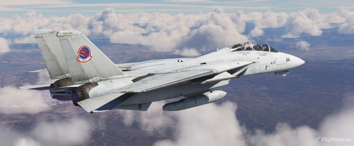 Grumman F-14 Tomcat Top Gun for Microsoft Flight Simulator | MSFS