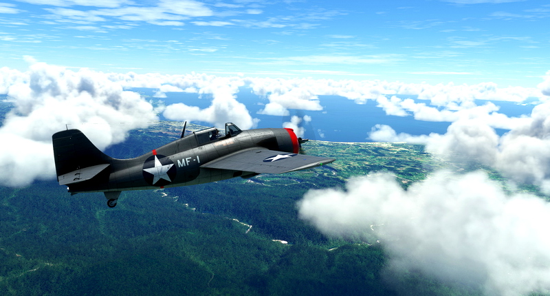 Grumman F4F-4 Wildcat VMF-224 #1 Major Robert Galer for Microsoft ...