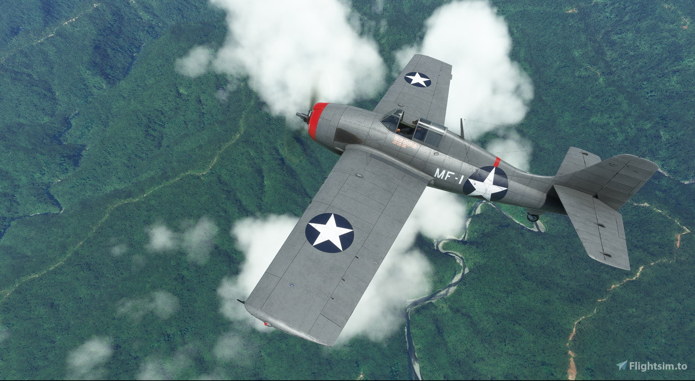 Grumman F4F-4 Wildcat VMF-224 #1 Major Robert Galer for Microsoft ...