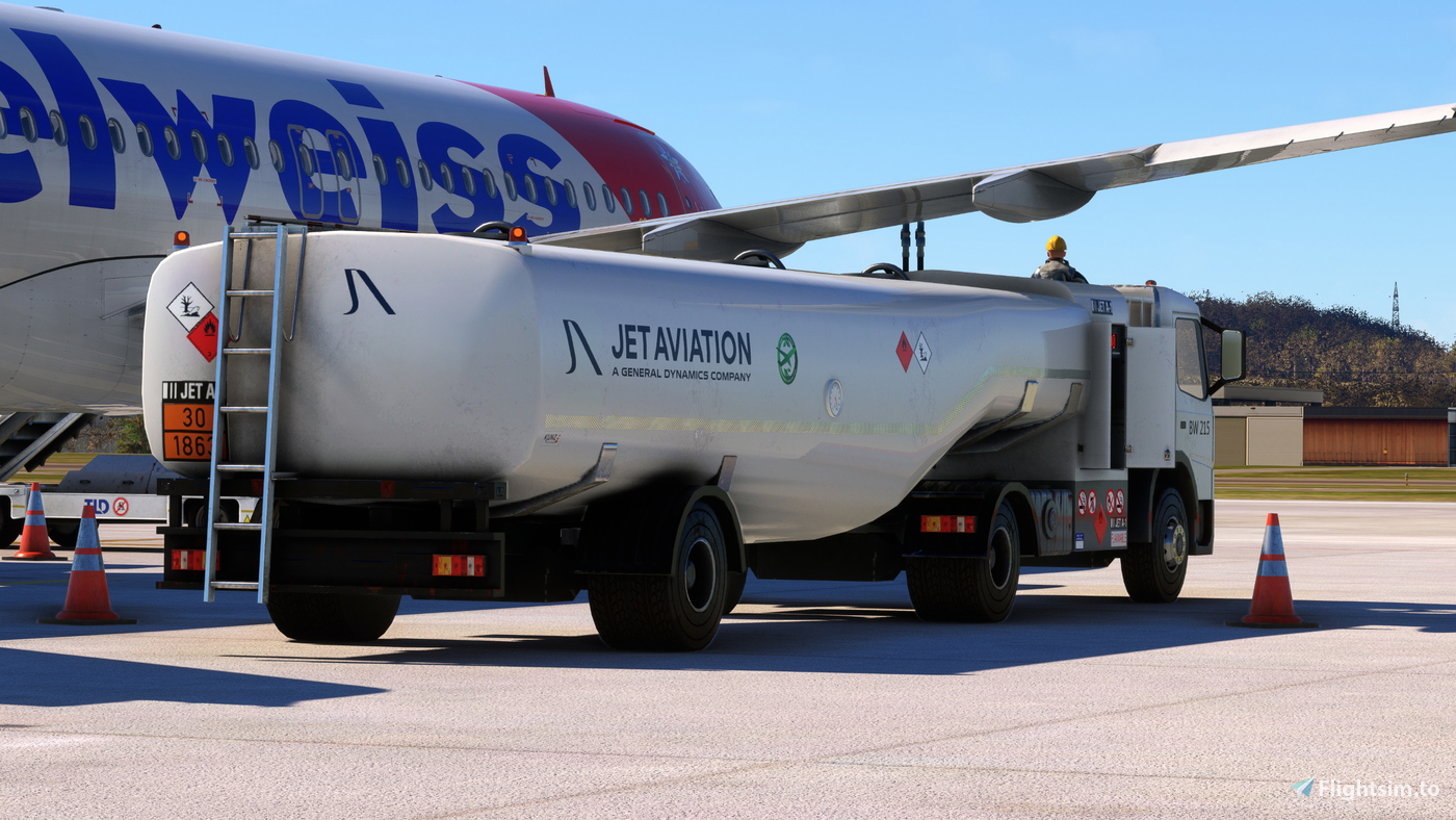 GSX Fuel Truck Livery Jet Aviation за Microsoft Flight Simulator | MSFS
