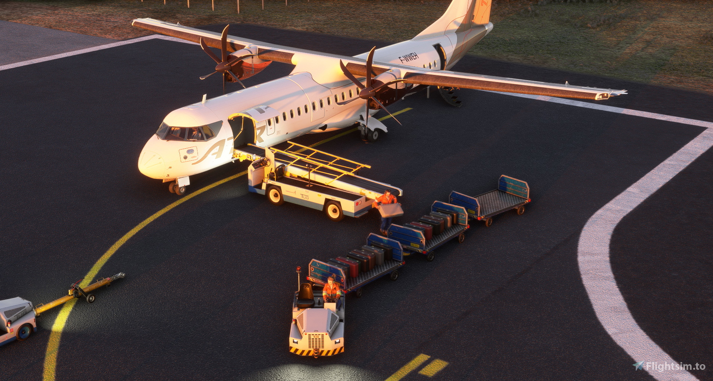 GSX Pro ATR 42/72-600 Ground Services Profiles for Microsoft Flight Simulator | MSFS