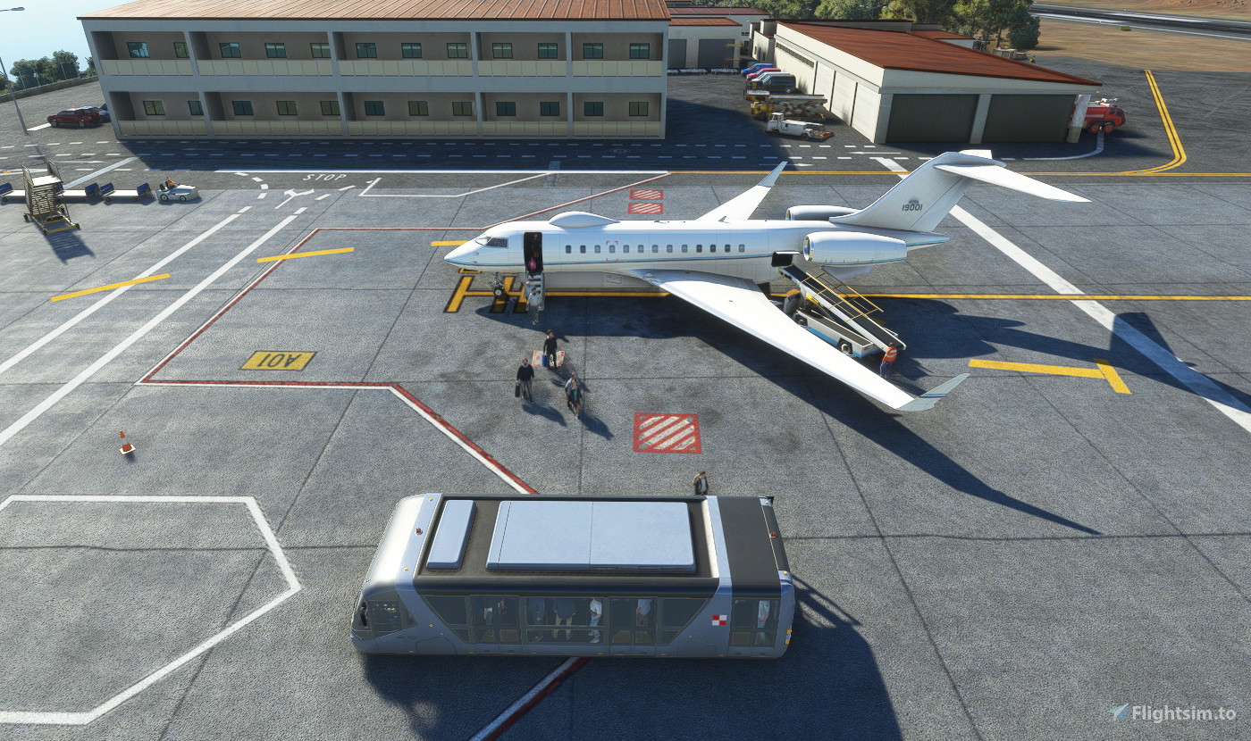 GSX Pro Ground Services Bombardier Global 6000 & E-11A Aircraft Profile for Microsoft Flight ...