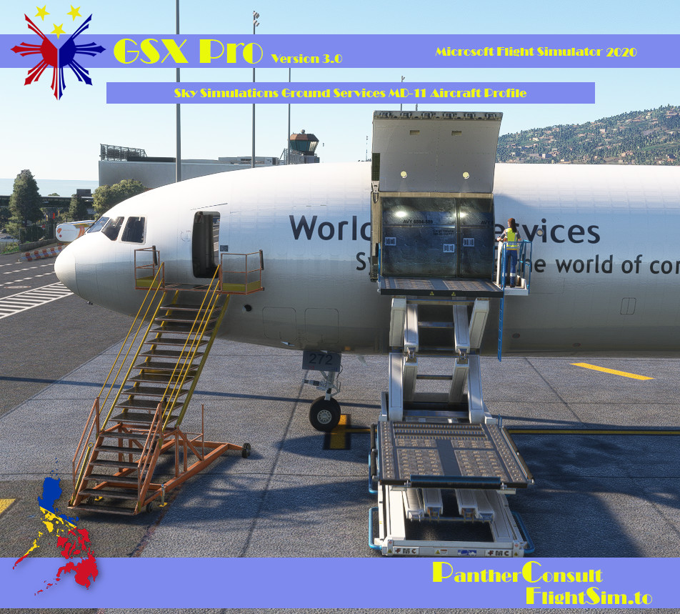 GSX Pro Ground Services Sky Simulations MD-11 Aircraft Profile - MSFS ...