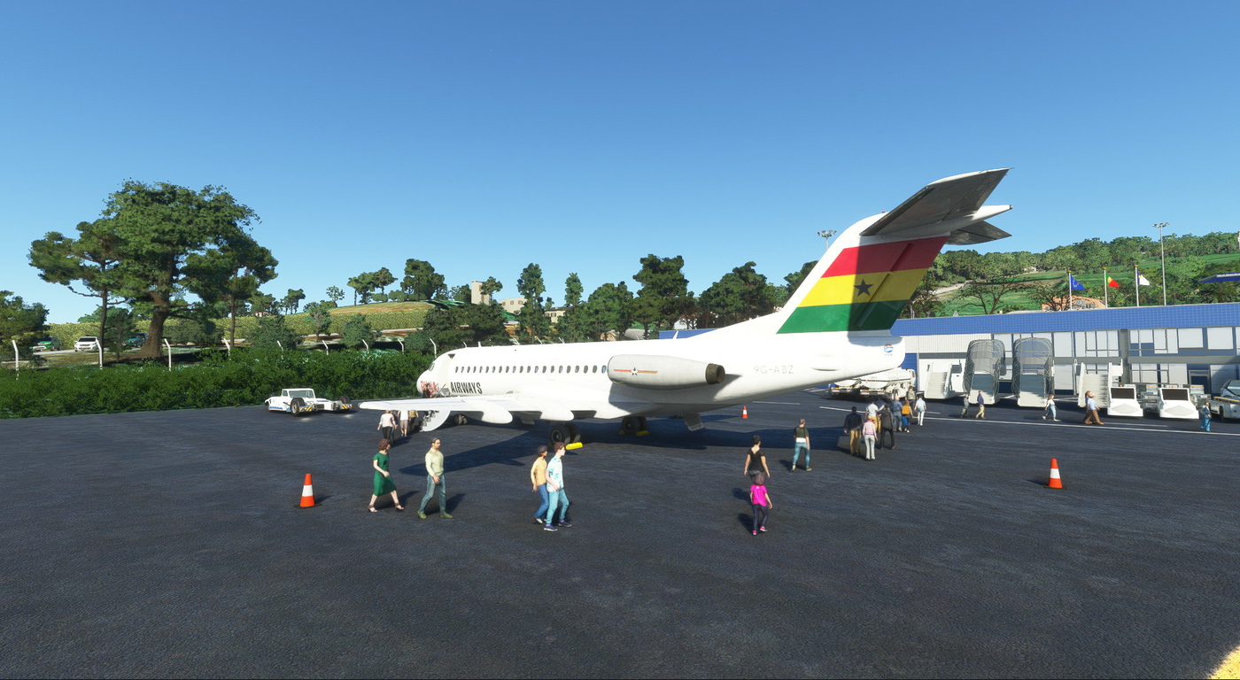 GSX Pro Just Flight F28 1000-4000 Ground Services Aircraft Profiles for ...