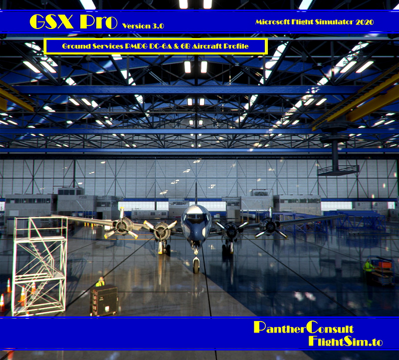 GSX Pro PMDG DC-6A & 6B Ground Services Profiles v1.0.0i for Microsoft Flight Simulator | MSFS
