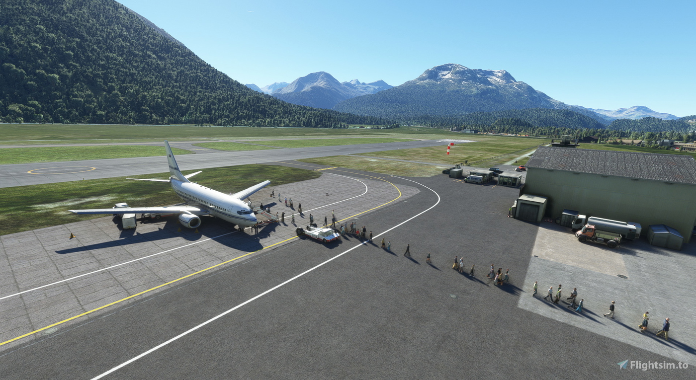 GSX Pro Payware Series LSZS Samedan Airport Profile for Microsoft ...