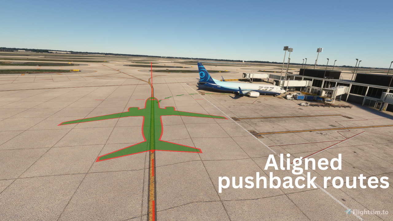 GSX Profile - FSDT KORD All Positions for Microsoft Flight Simulator | MSFS