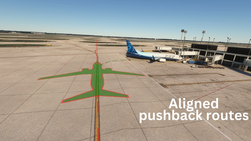 GSX Profile - FSDT KORD All Positions for Microsoft Flight Simulator | MSFS