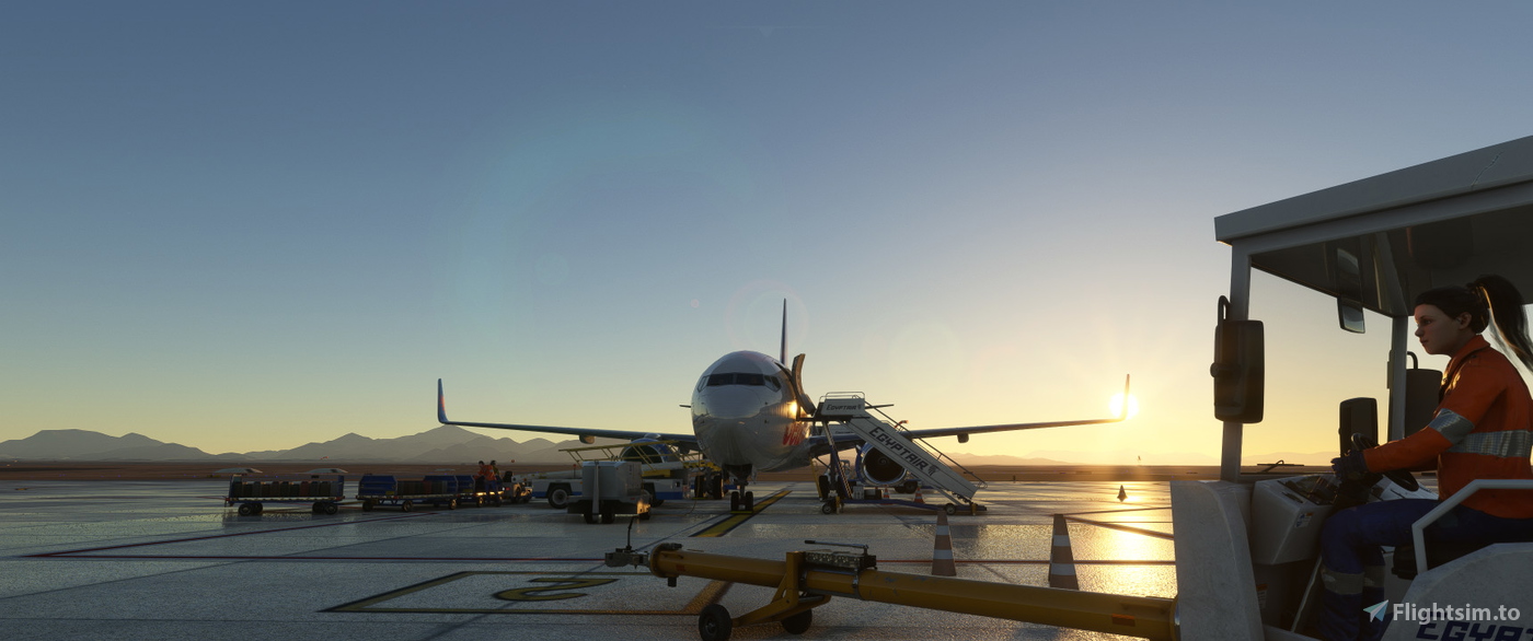 GSX Profile - HEGN Hurghada (FSDG) for Microsoft Flight Simulator | MSFS