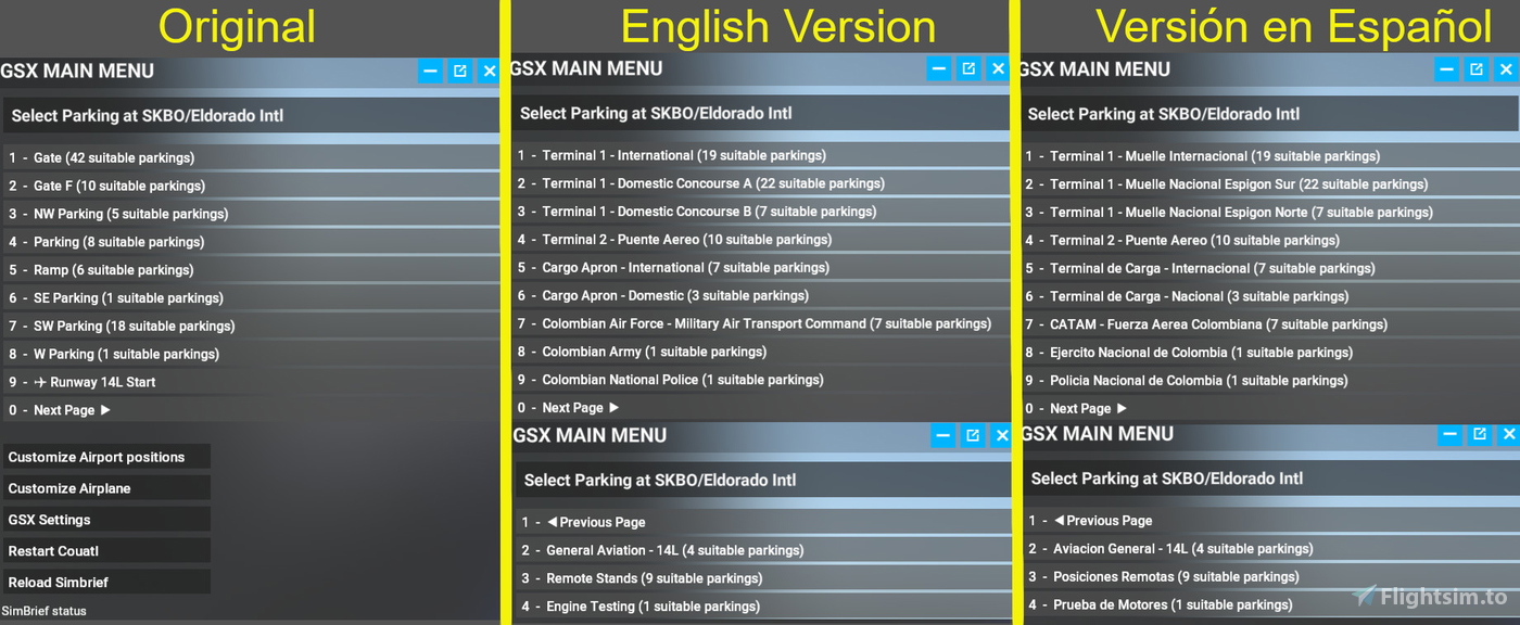 GSX Profile - SKBO Bogotá El Dorado (VPilot Designs) for Microsoft ...