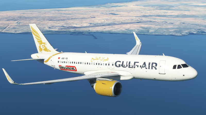 Gulf Air A9C-TB for Microsoft Flight Simulator | MSFS