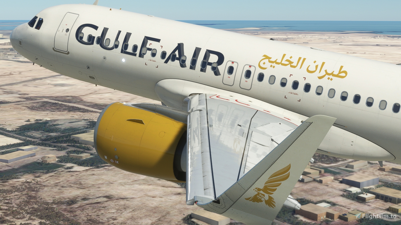 Gulf Air (circa 2018) A9C-TA for Microsoft Flight Simulator | MSFS