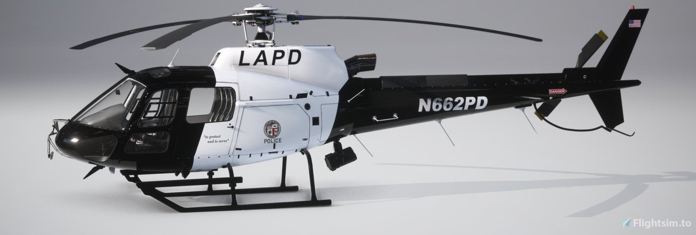 H125 LAPD Pack for Microsoft Flight Simulator | MSFS