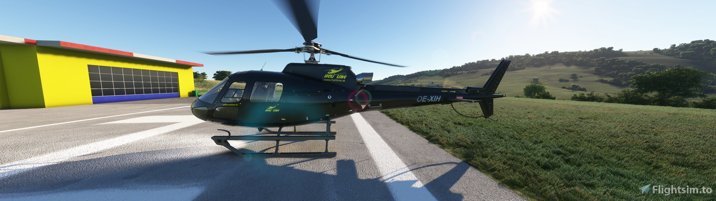 H125 OE-XIH Heli Line pour Microsoft Flight Simulator | MSFS