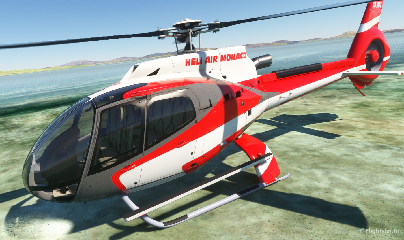 H130 Héli Air Monaco 3A-MPJ for Microsoft Flight Simulator | MSFS