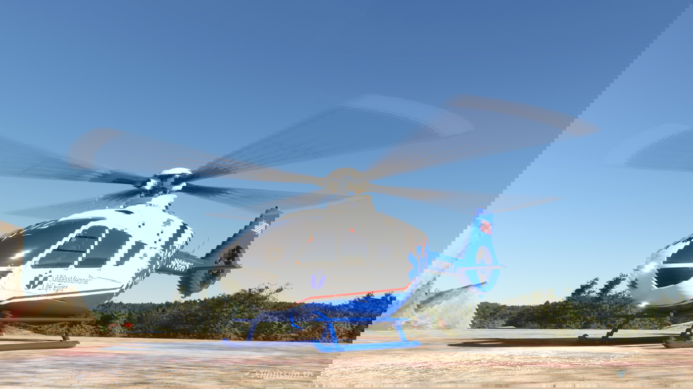 H135 Livery UMass Memorial Life Flight N136KY for Microsoft Flight ...