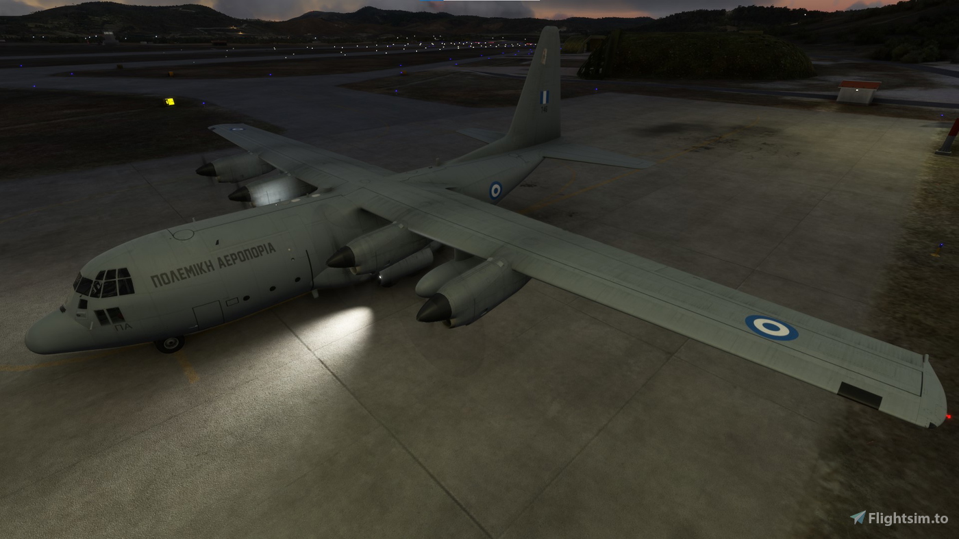 H.A.F. liveries collection for the C-130H by Captain sim for Microsoft Flight Simulator | MSFS