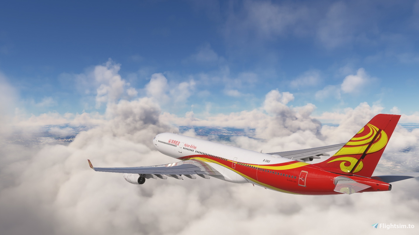 Hainan airlines livery For LVFR A340-300 за Microsoft Flight Simulator ...