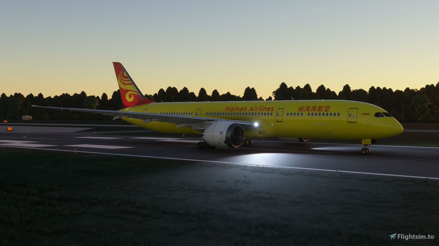 Hainan 'Yellow' Pack | B787-9 | B-7302 | Horizon Simulations for ...