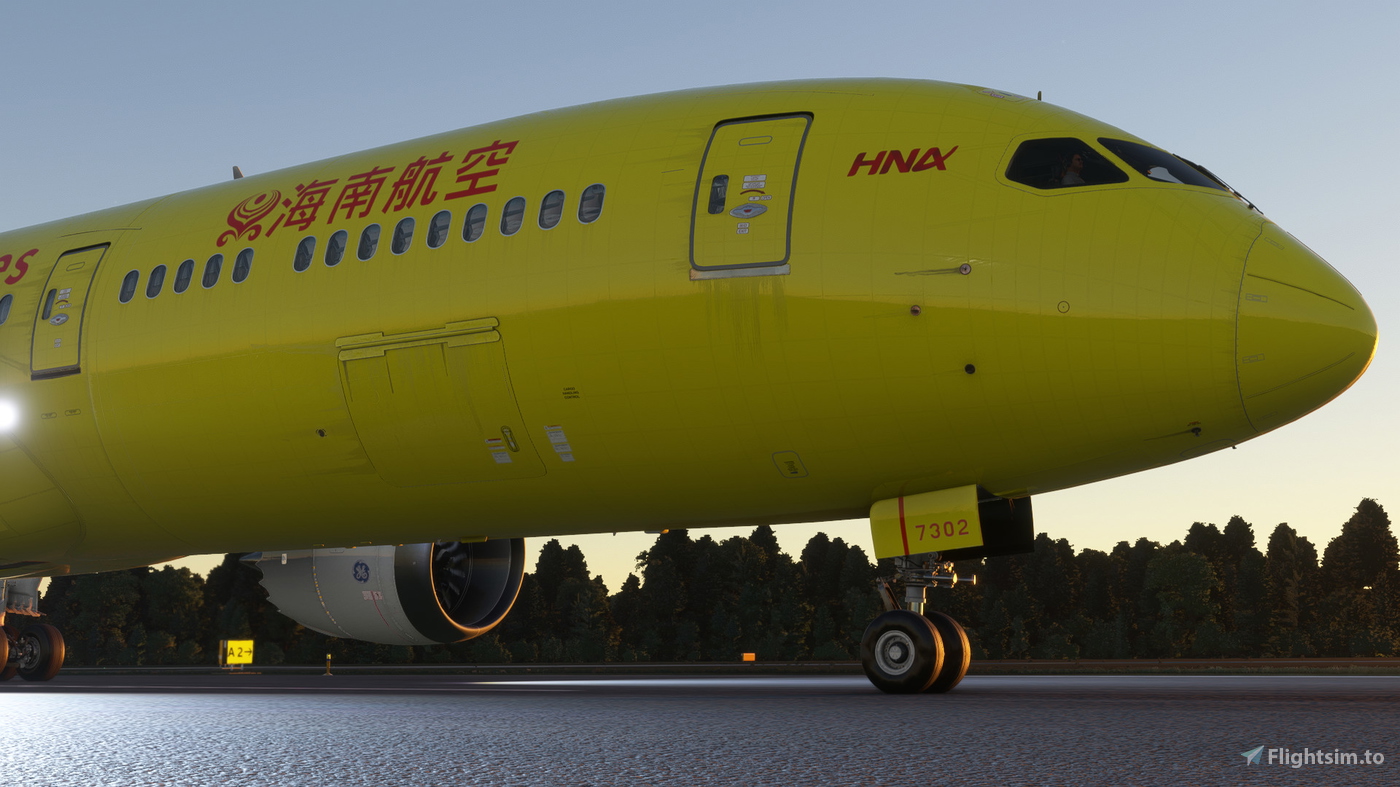 Hainan 'Yellow' Pack | B787-9 | B-7302 | Horizon Simulations for ...