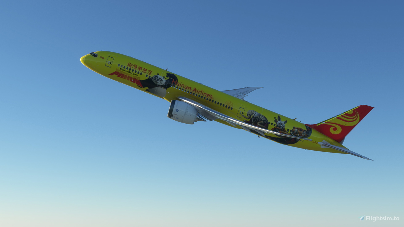Hainan 'Yellow' Pack | B787-9 | B-7302 | Horizon Simulations 对于 ...