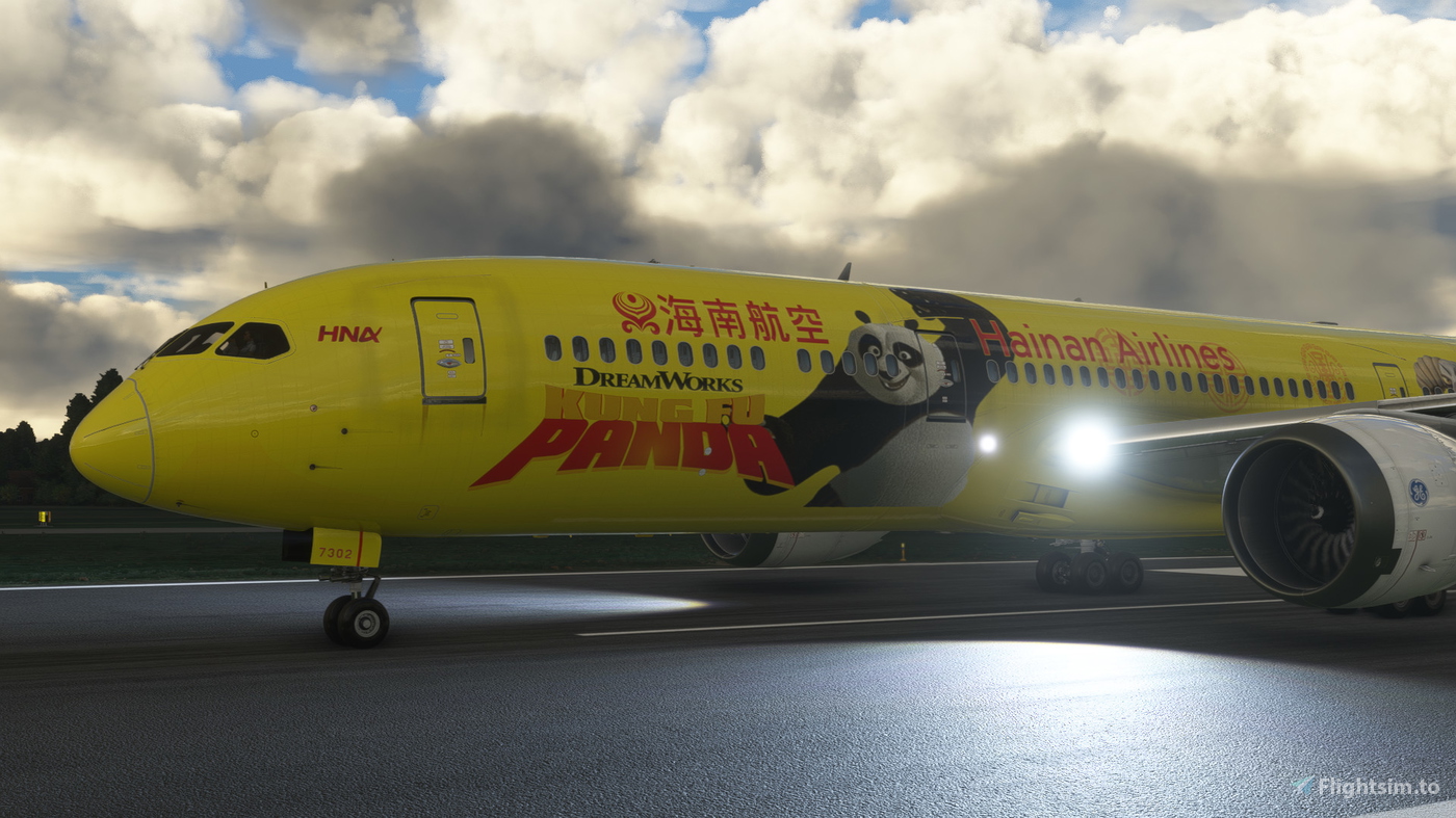 Hainan 'Yellow' Pack | B787-9 | B-7302 | Horizon Simulations for ...