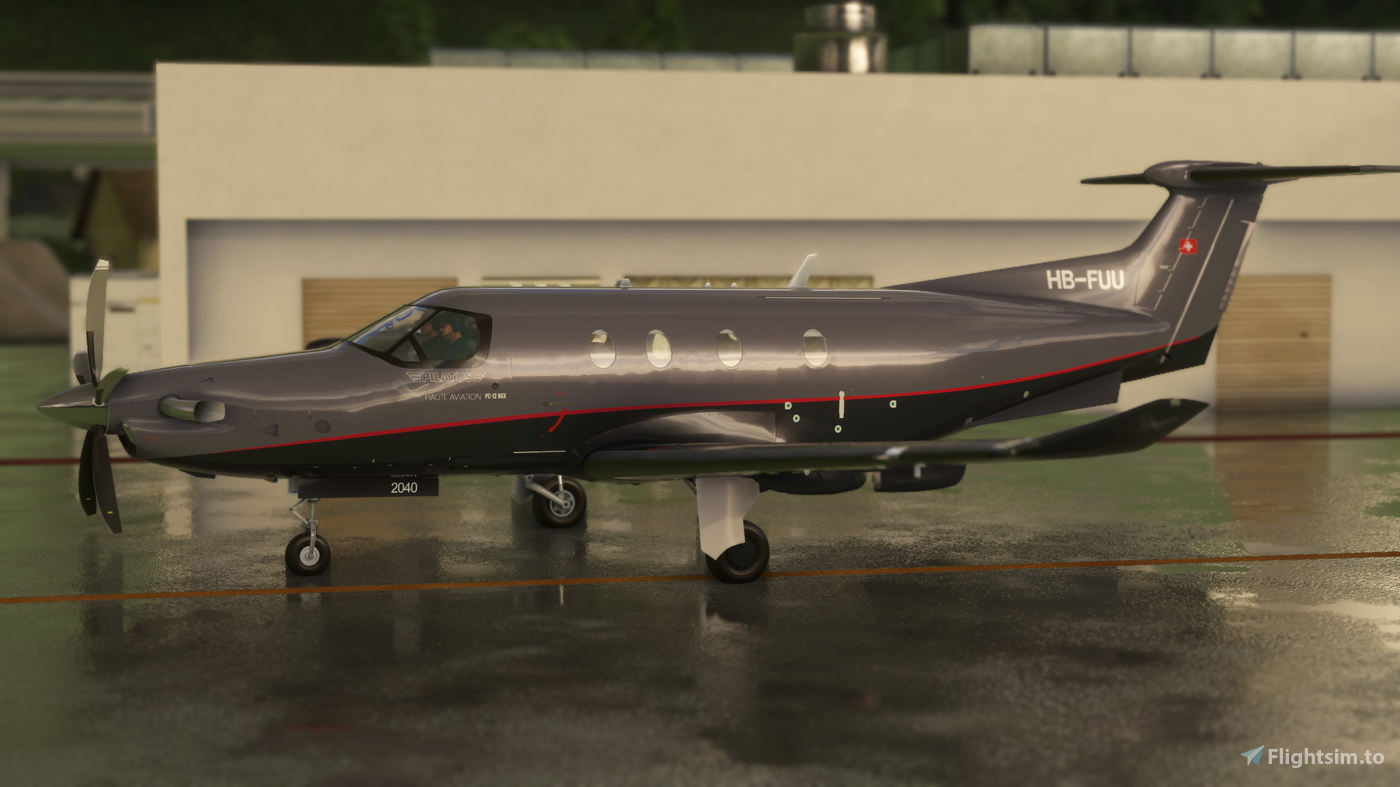Haute Aviation HB-FUU SWS PC12 for Microsoft Flight Simulator | MSFS