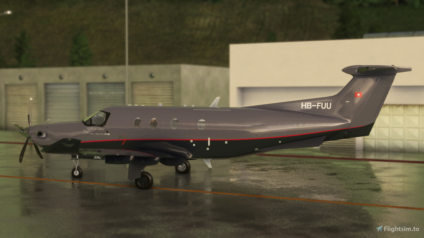 Haute Aviation HB-FUU SWS PC12 for Microsoft Flight Simulator | MSFS