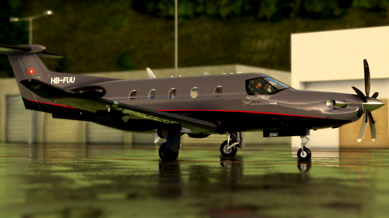 Haute Aviation HB-FUU SWS PC12 for Microsoft Flight Simulator | MSFS