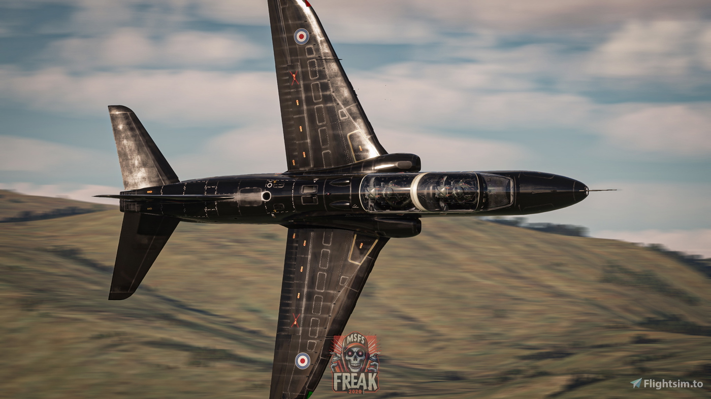 Hawk T1 - ENHANCED WEATHERED - 100Sqn for Microsoft Flight Simulator | MSFS
