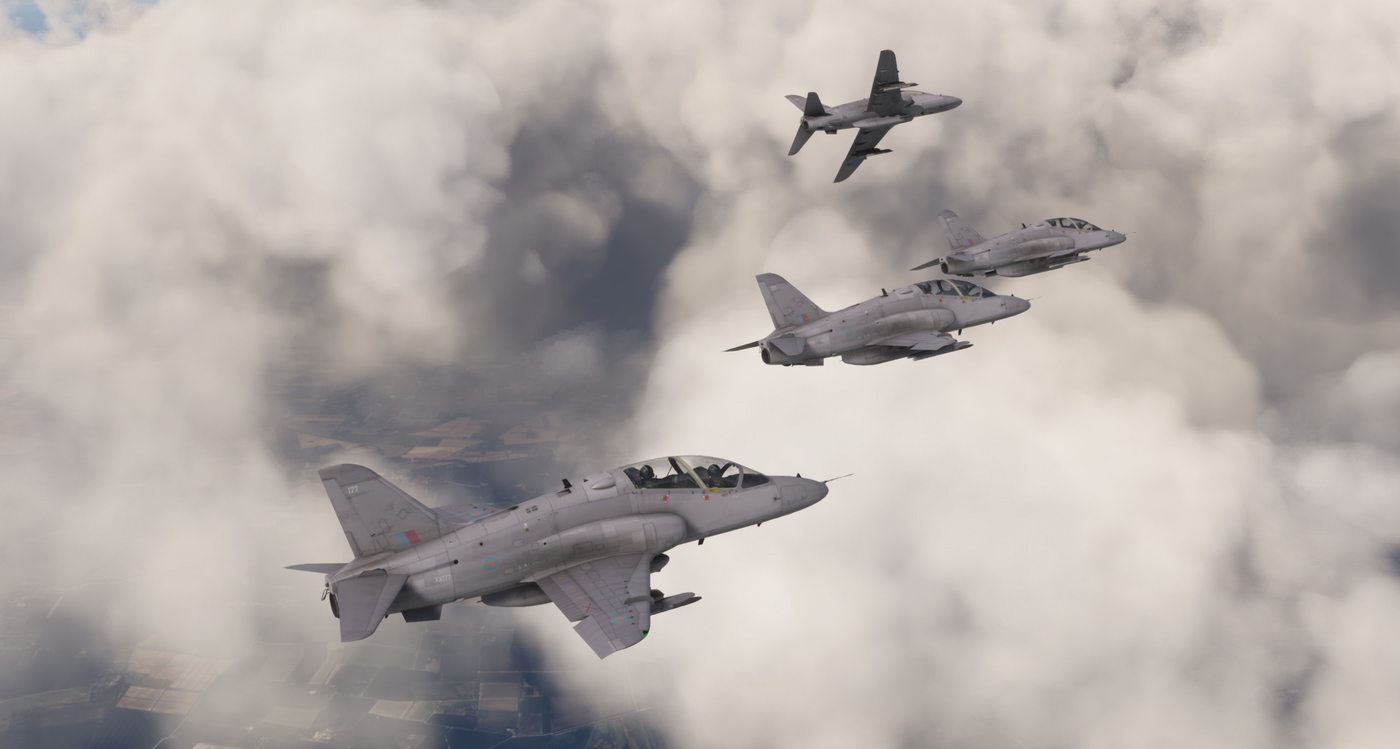 HAWK T1 RAF LOW VIS for Microsoft Flight Simulator | MSFS