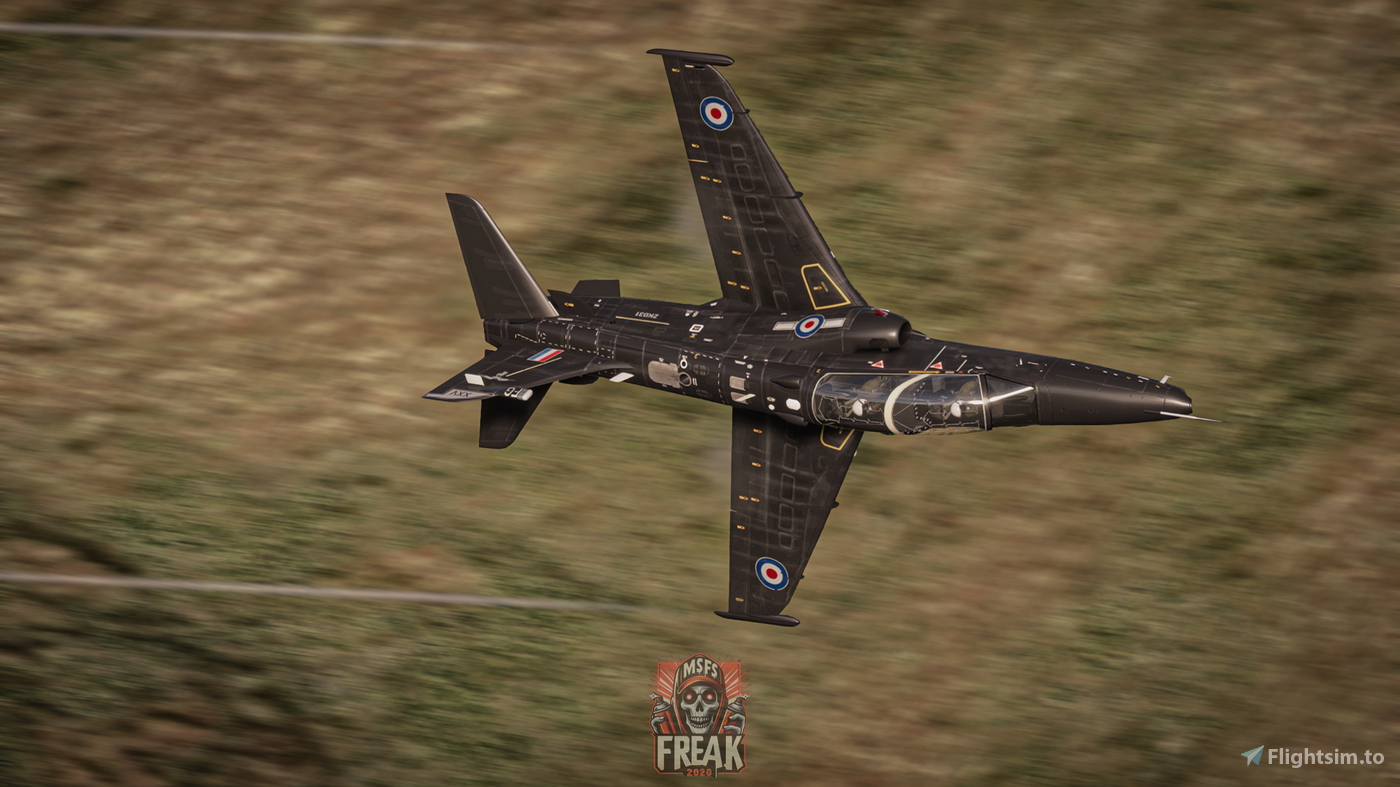 HAWK T2 - ENHANCED REALISM - RAF '25Sqn' for Microsoft Flight Simulator ...