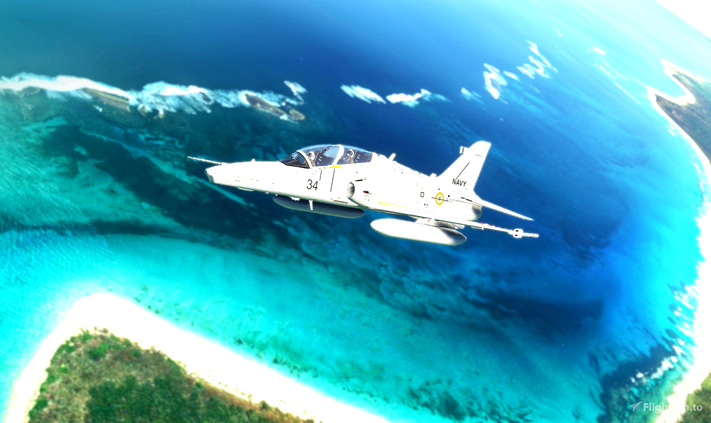 Hawk T2/Mk.172/132 - Indian Navy pour Microsoft Flight Simulator | MSFS