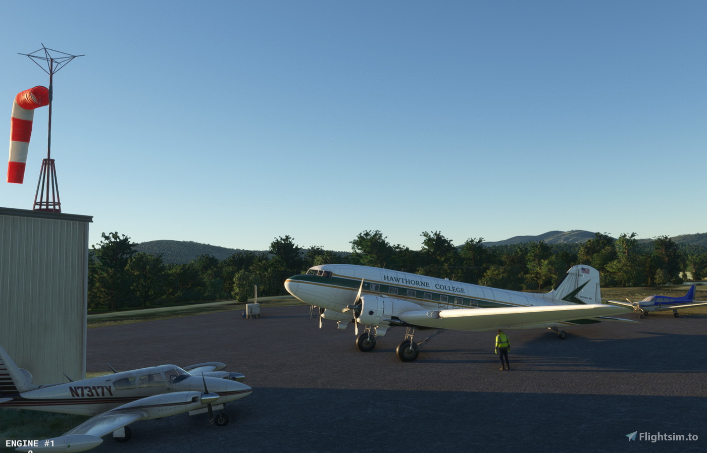 Hawthorne College DC-3 for Microsoft Flight Simulator | MSFS