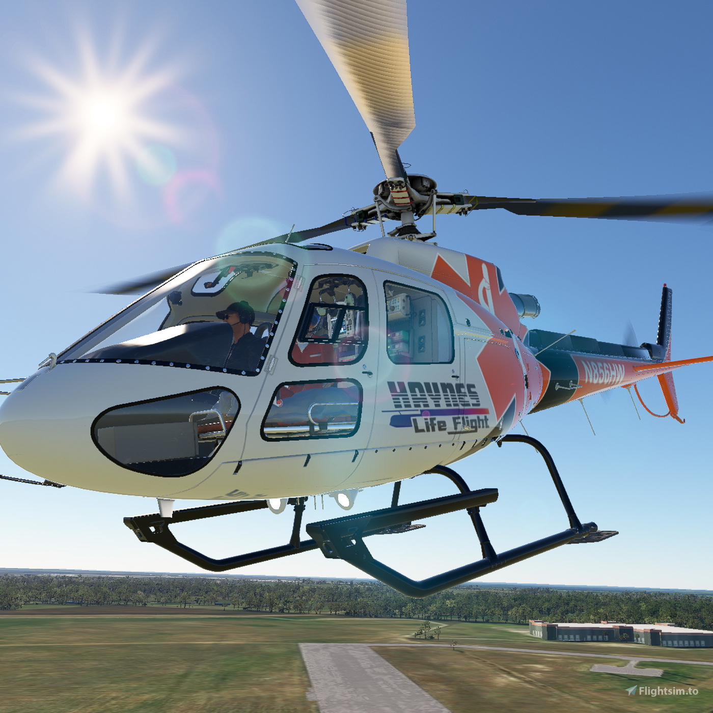 Haynes Life Flight | N856HW Livery for Microsoft Flight Simulator | MSFS