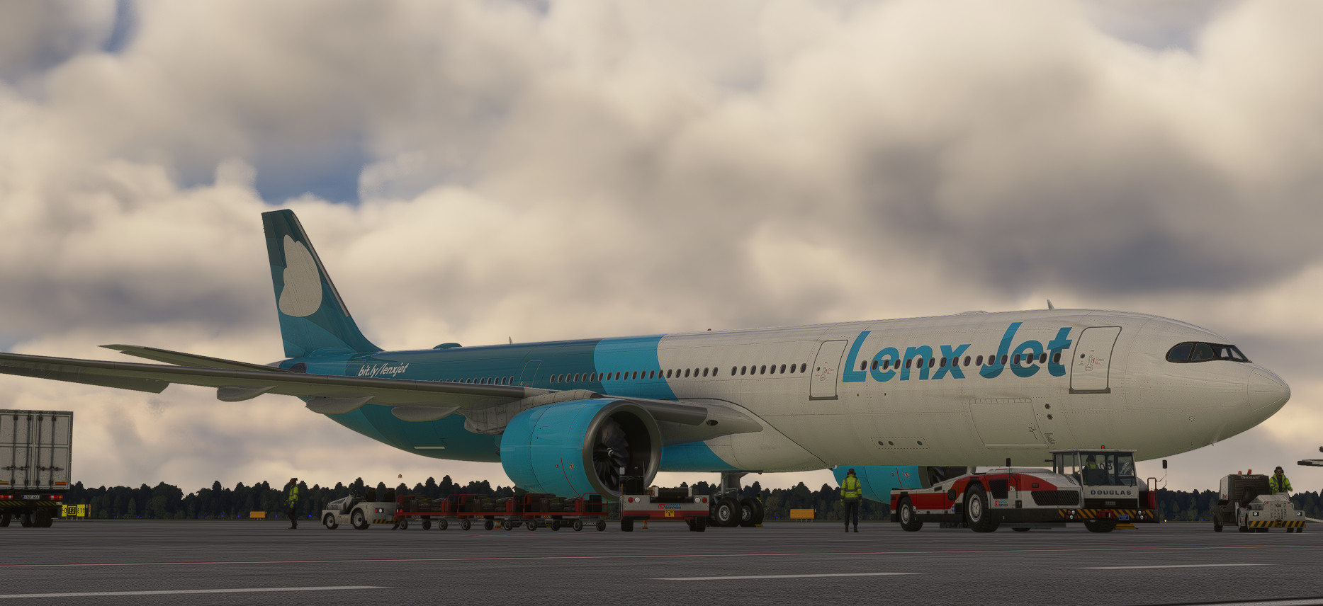 Headwind a330-9 Lenx Jet G-OLXB 4K - MSFS Add-on - Flightsim.to