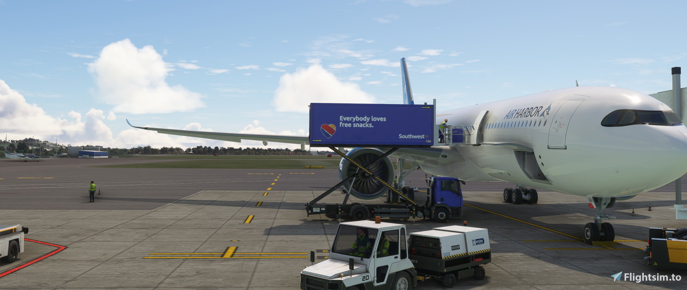 HDW A339 NEO RESTYLE AIR HARBOR PACK [8K] 对于 Microsoft Flight Simulator ...