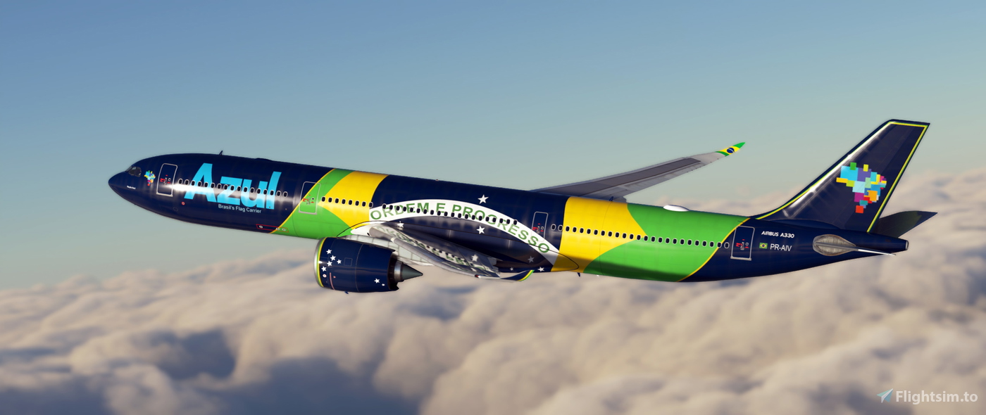 Headwind Simulations A339 Azul Brazilian Airlines PR-AIV for Microsoft ...